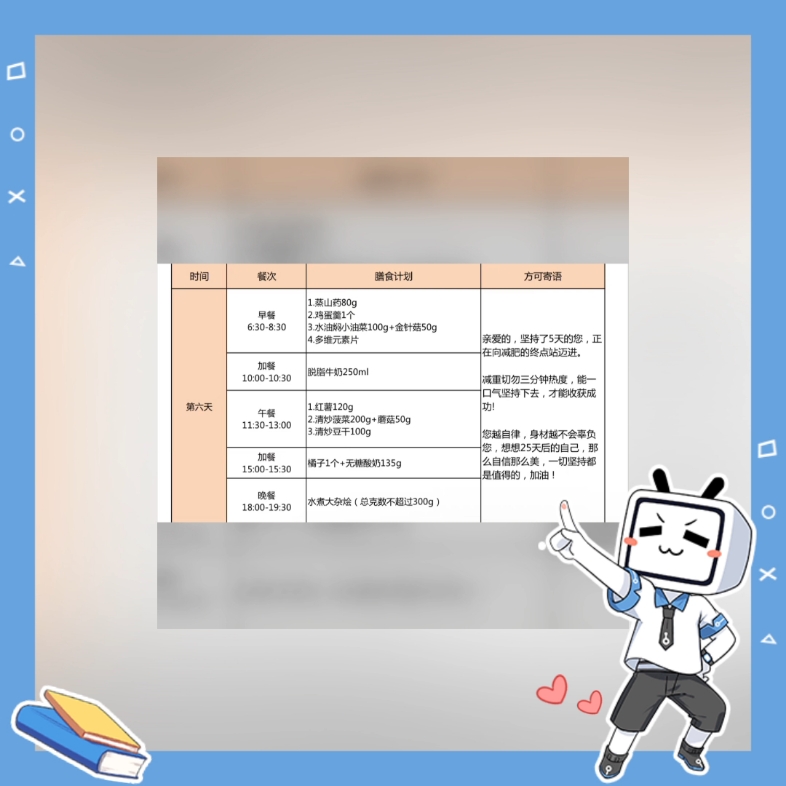 夏天减肥食谱