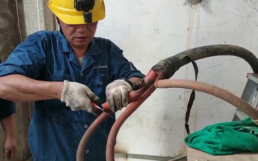 高压电缆终端故障、老师傅一气呵成