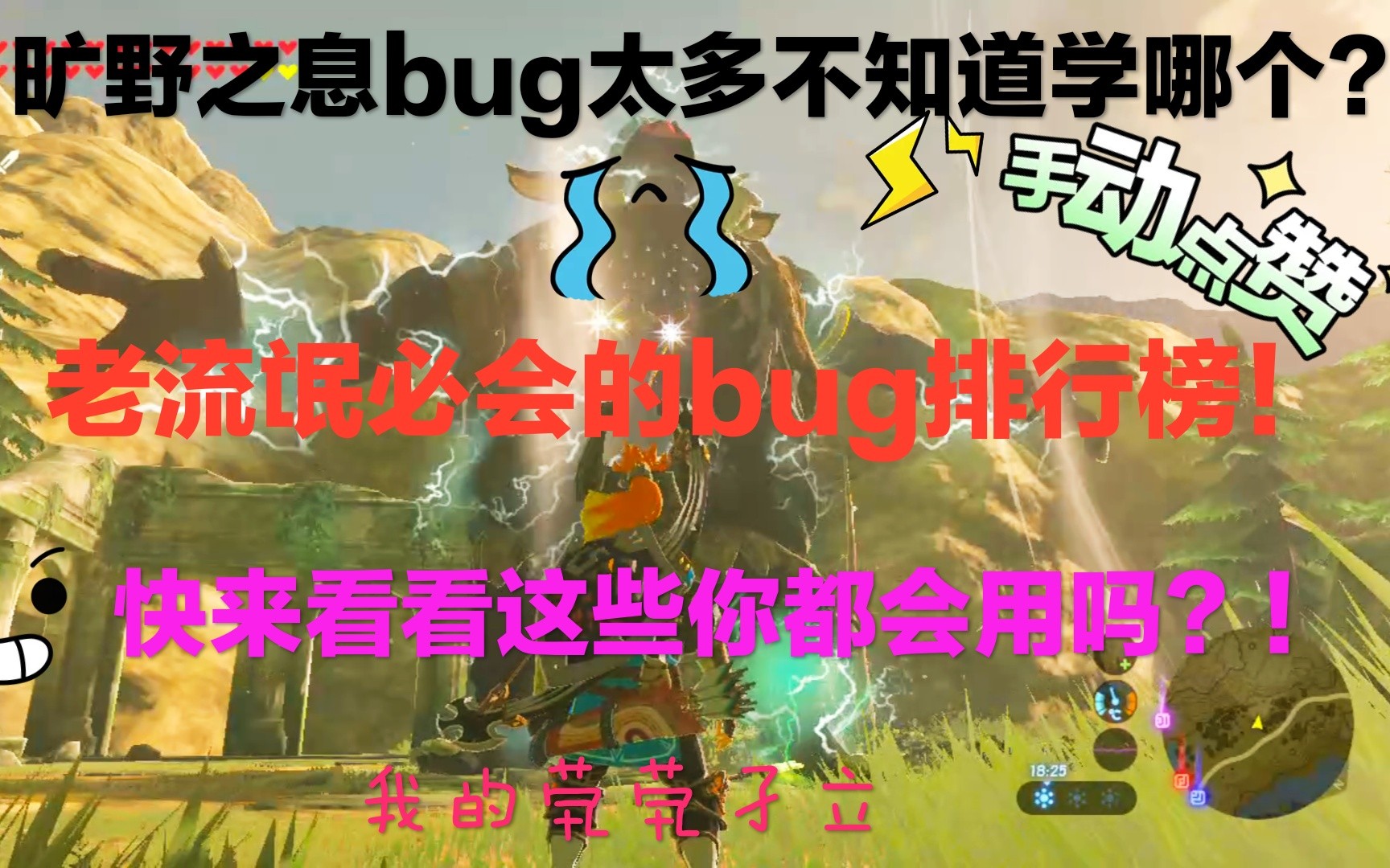 [塞尔达传说]老流氓必会的bug排行榜!快来看看你都会用吗?-我的茕茕...