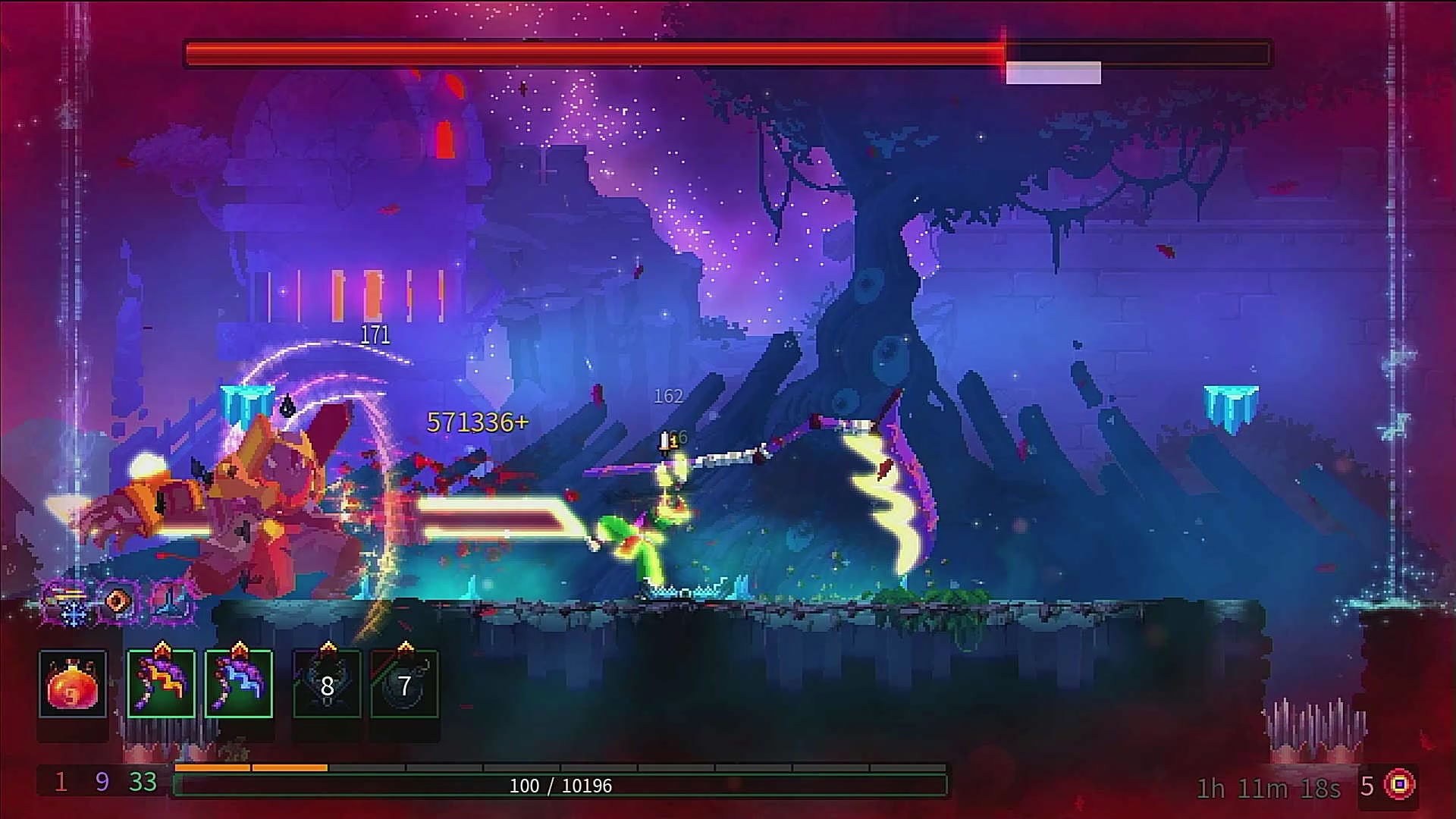 [NS]死亡细胞1.7版 5细胞难度 DLC“坏种”新武器“巨镰”演示-...