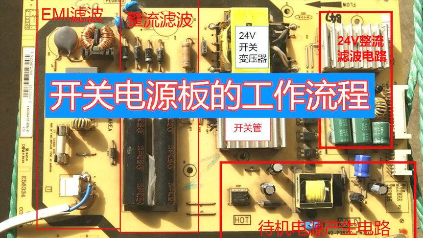 搞懂开关电源电路每个单元的作用,你就知道怎么下手维修它了