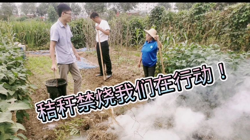 保护生态环境,防大气污染,还绿水蓝天,禁烧我们在行动!