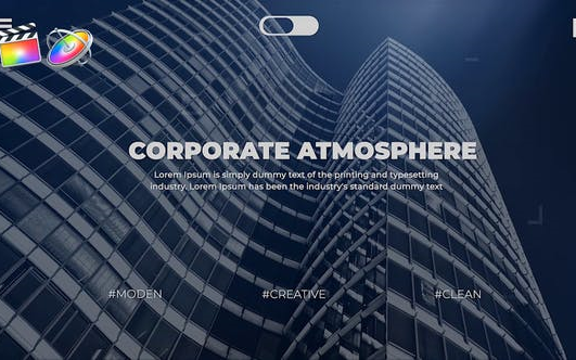 FCPX模板-公司企业商务团队人物介绍产品介绍教育品牌机构企业医疗...