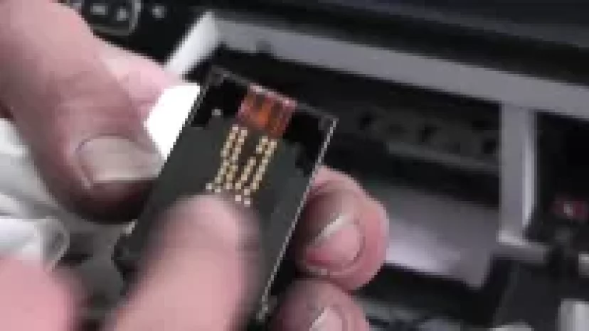 清理喷头和清洁墨盒芯片