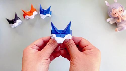 一张纸折炫酷的战狼戒指,带上超酷!