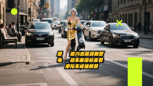 新国标落地!25kmh电动车取消脚蹬,摩托车解禁在即?出行方式将巨变