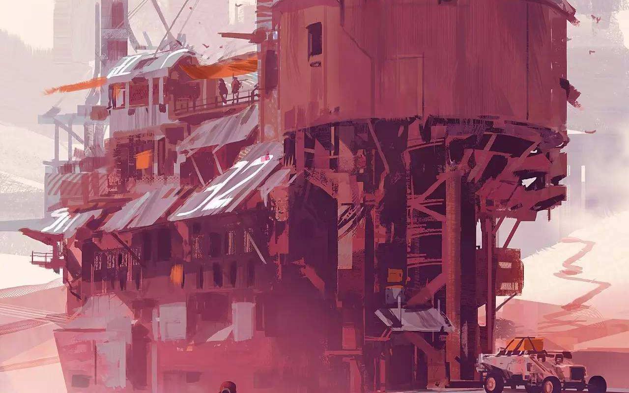 平时白嫖不到的PS大场景模型制作,次时代流程讲解