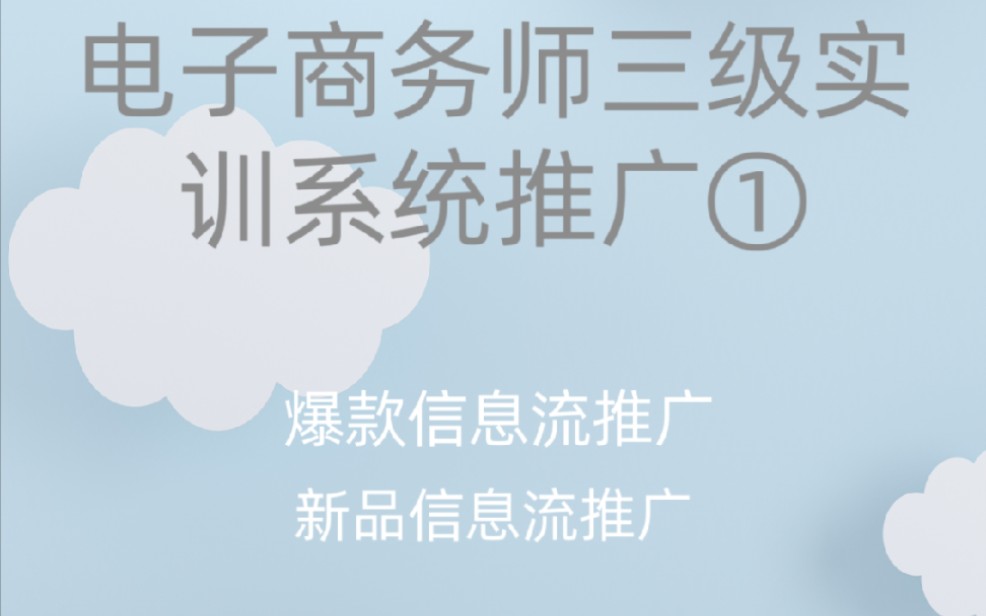 全国职业院校技能大赛电子商务师三级实训系统① 电子商务师技能...