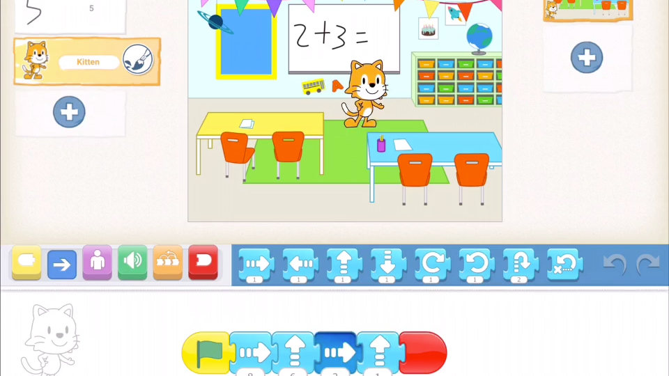 Scratch Jr趣味编程:在白板上写字