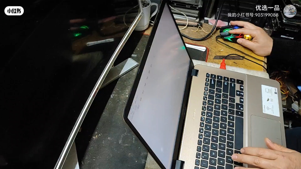 华硕笔记本电脑按键损坏更换键盘型号a505Z