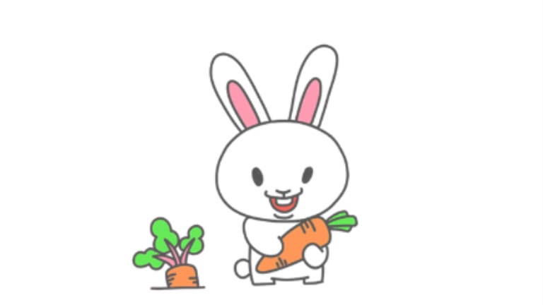 简笔画 小兔子怎么画