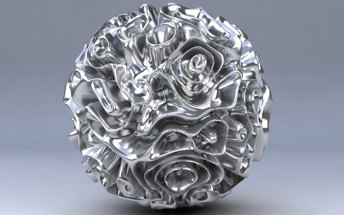 3D科研绘图教程| 表面花式褶皱纳米粒子,带语音解说