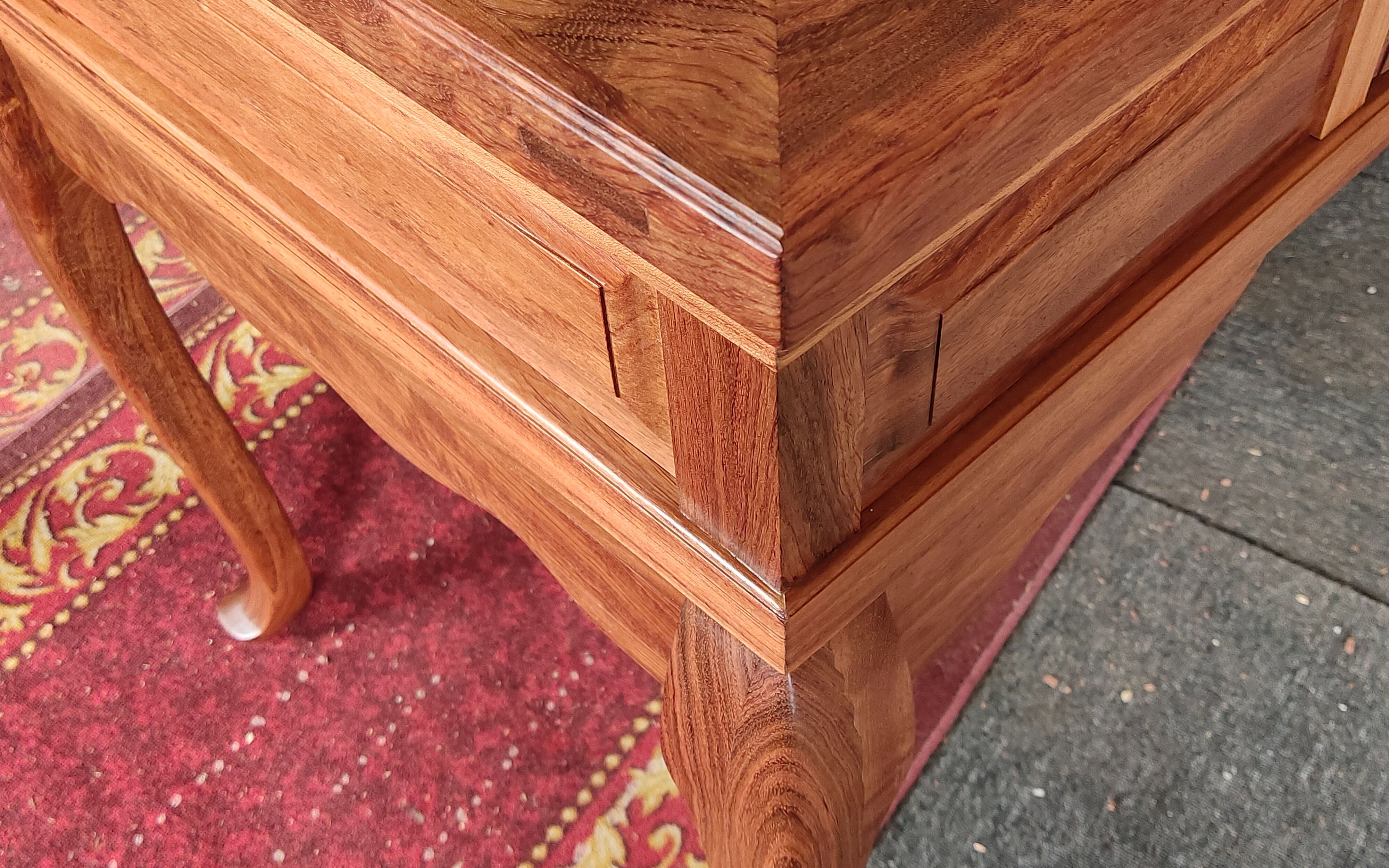 实木书桌制作完成,成品能惊艳到你吗