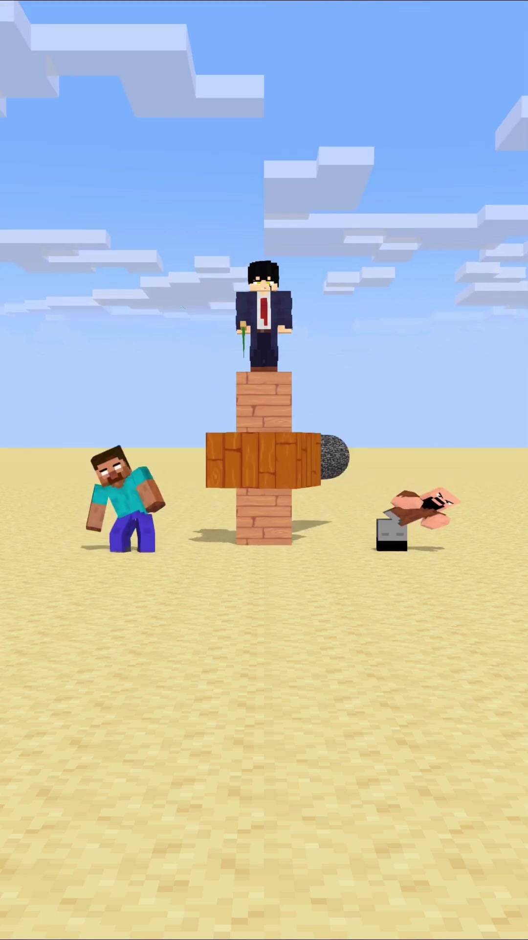 我的世界:快帮Him躲开攻击!