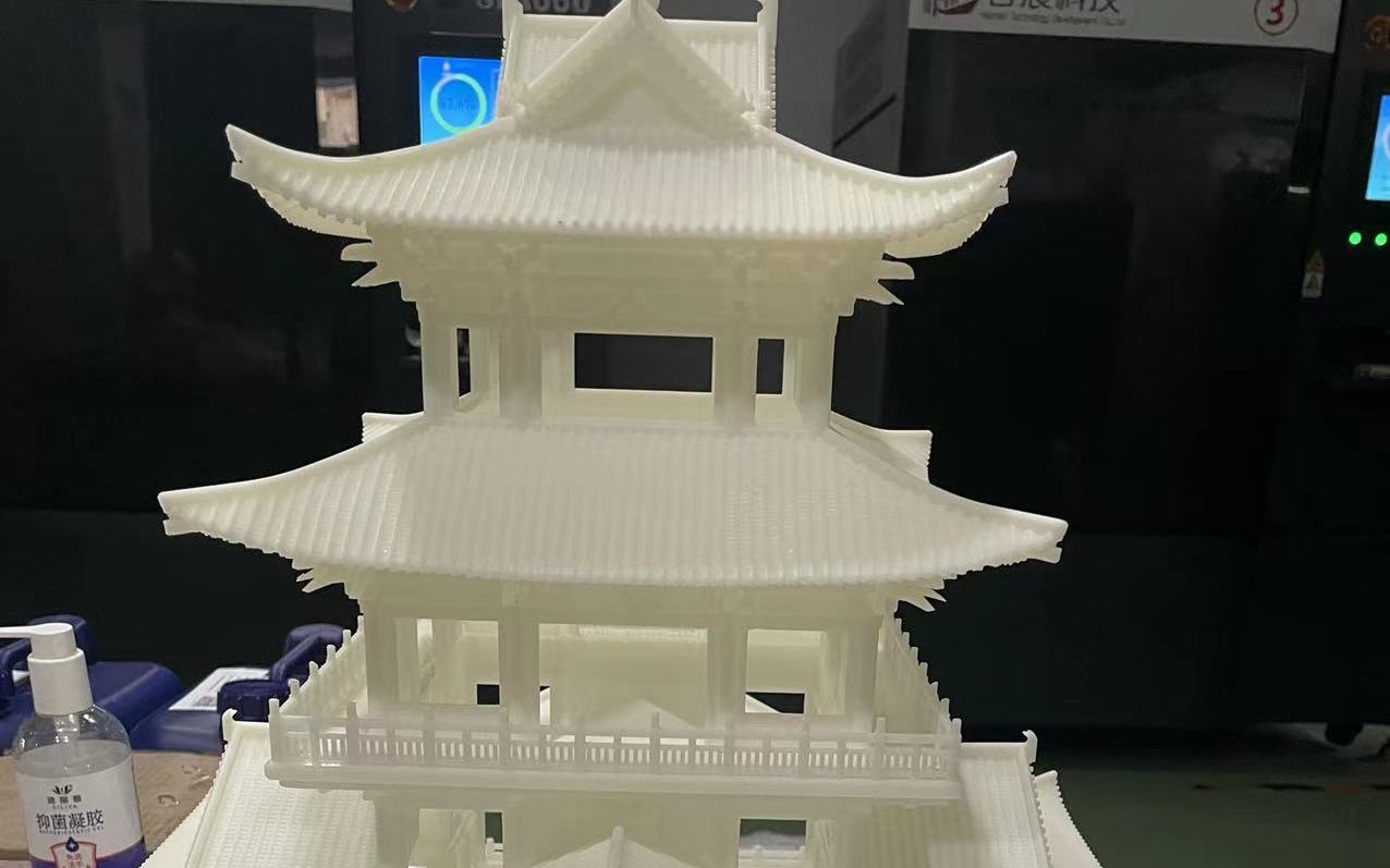 案例分享(太白楼)可用于微弱景观,沙盘,展览展示