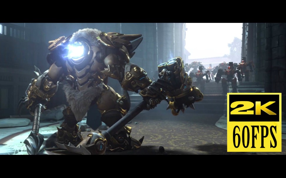 守望先锋CG荣耀2k60FPS,手机软件光流法补帧测试