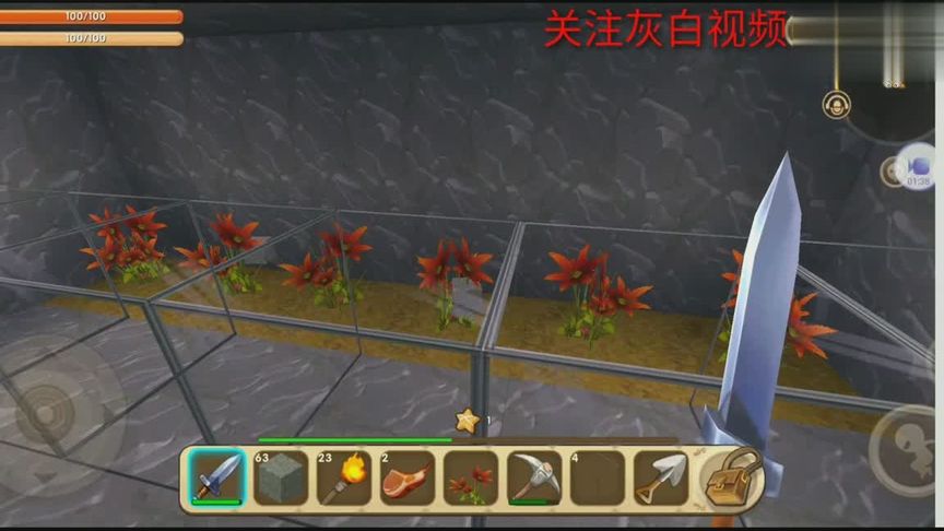 迷你世界:建筑地下植物馆,所有的花都种在地下?怎么能看到呢?