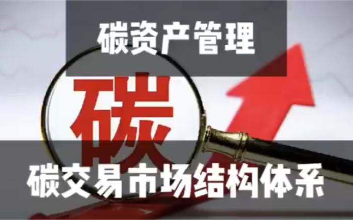 碳资产管理:碳交易市场结构体系