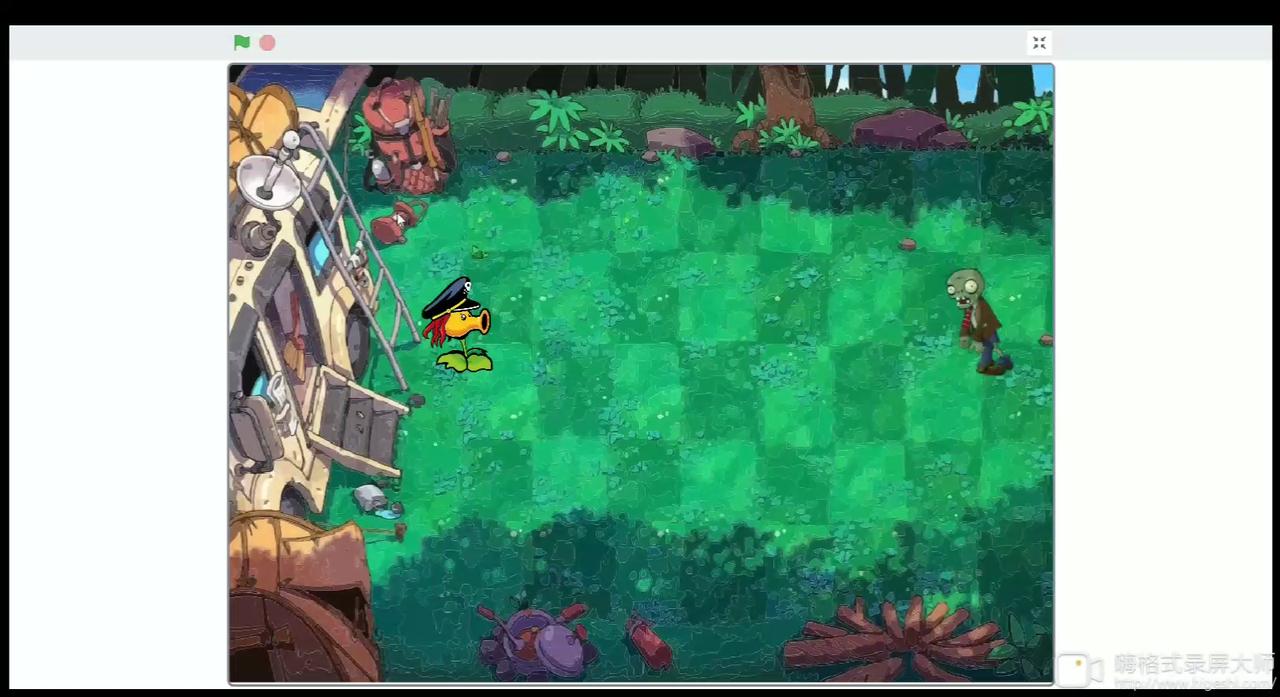 Scratch编程入门小游戏植物大战僵尸作品分享