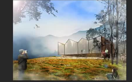 建筑效果图PS后期处理