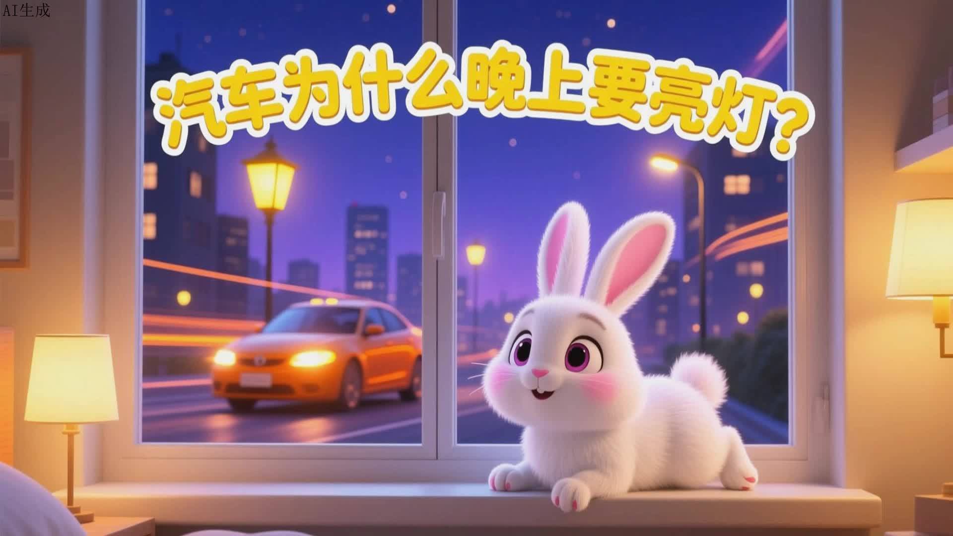 汽车灯光秘密 夜晚闪亮真相 科学揭秘