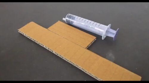 如何用注射器制作迷你液压升降机科技小制作亲子手工科普知识动手...