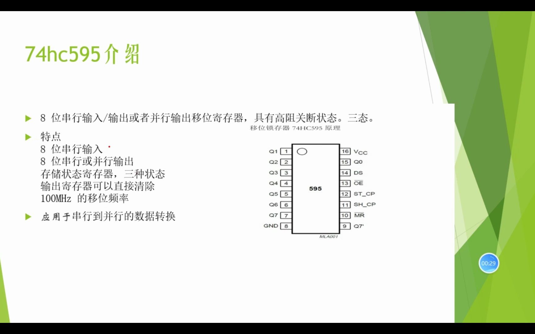 P14 14、STM32入门-74hc595芯片介绍实验