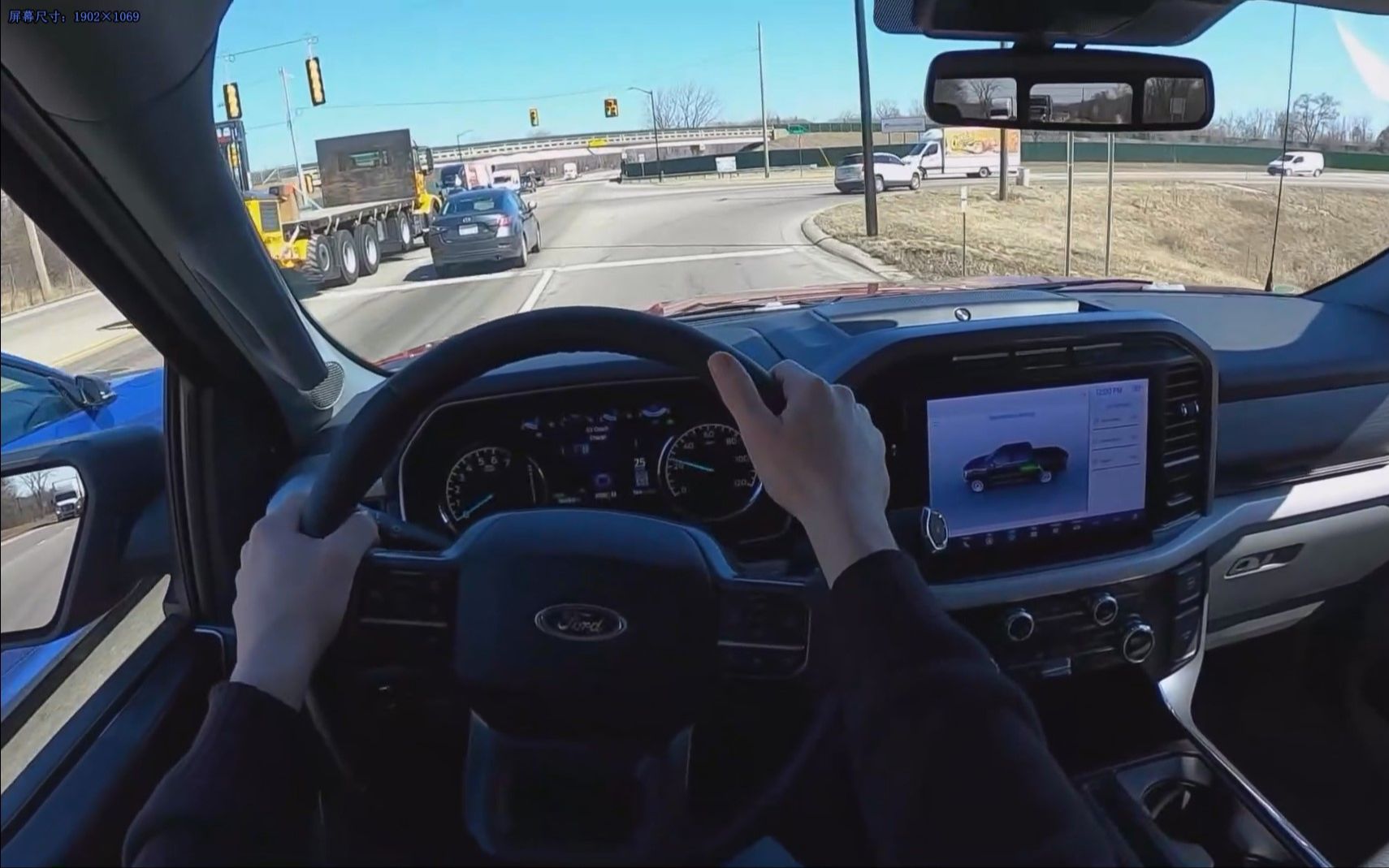 2021 福特 混动皮卡 Ford F-150 Hybrid XLT - 第一人称视角
