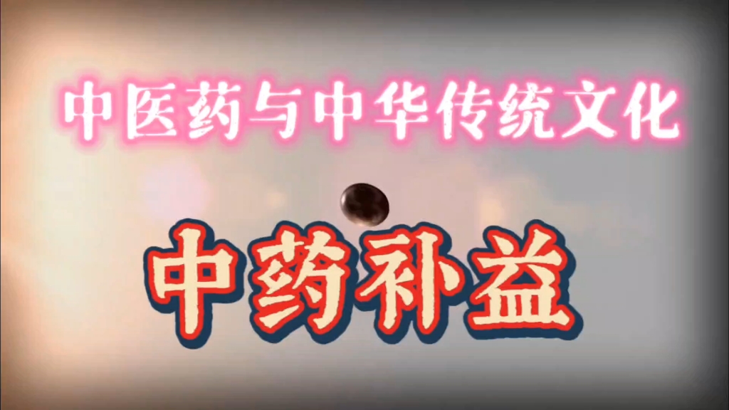 19、中医药与中华传统文化:中药补益文化
