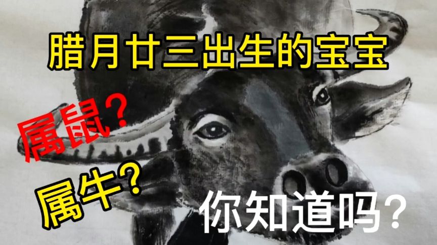 腊月廿三出生的宝宝,是属鼠还是属牛,你知道吗?