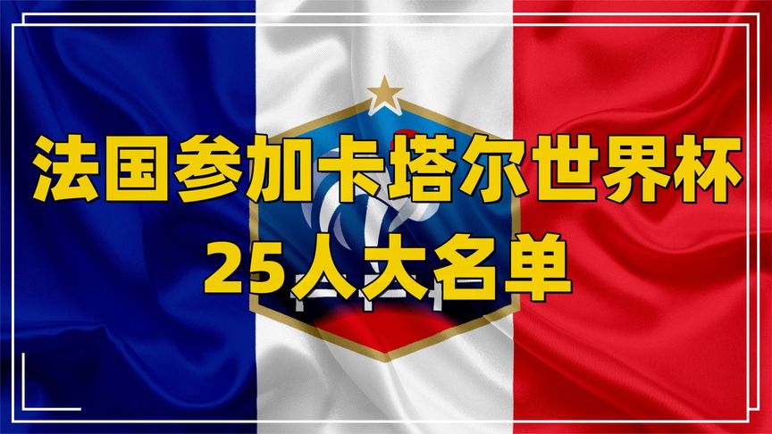法国队参加卡塔尔世界杯最新25人大名单