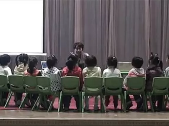 【含课件+教案】中班语言《啪啦啪啦嘭_》蒋静_幼儿园示范课_幼儿...