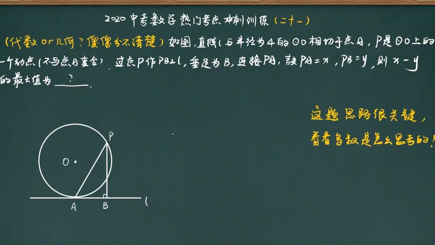 典型的数形结合,数学130分以上必掌握“学浪计划”
