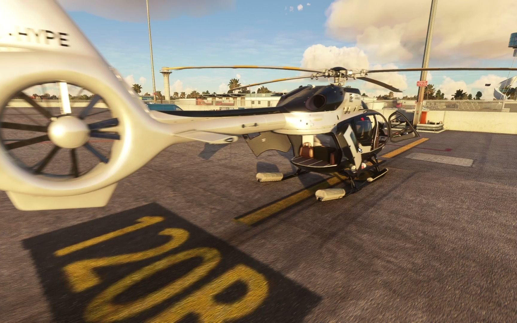 ...模拟飞行2020 H145 直升飞机第一影响+冷仓启动+城市观光+水上降落