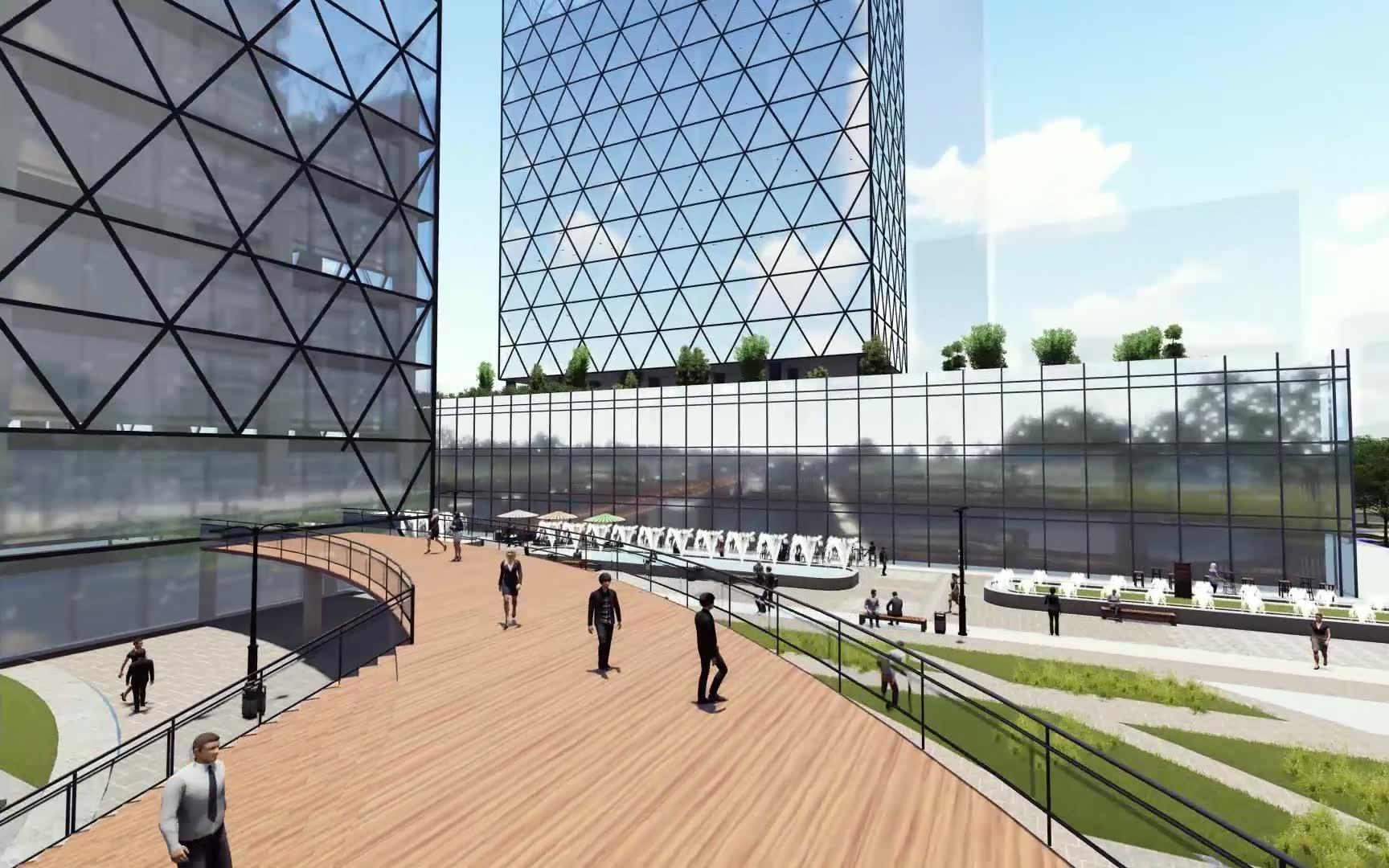 lumion8建筑方案生长漫游动画