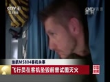[中国新闻]埃航MS804客机失事 飞行员在客机坠毁前曾试图灭火