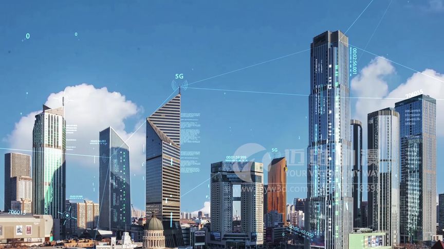 5G通信系统原理三维动画-上海5G通信技术原理三维动画