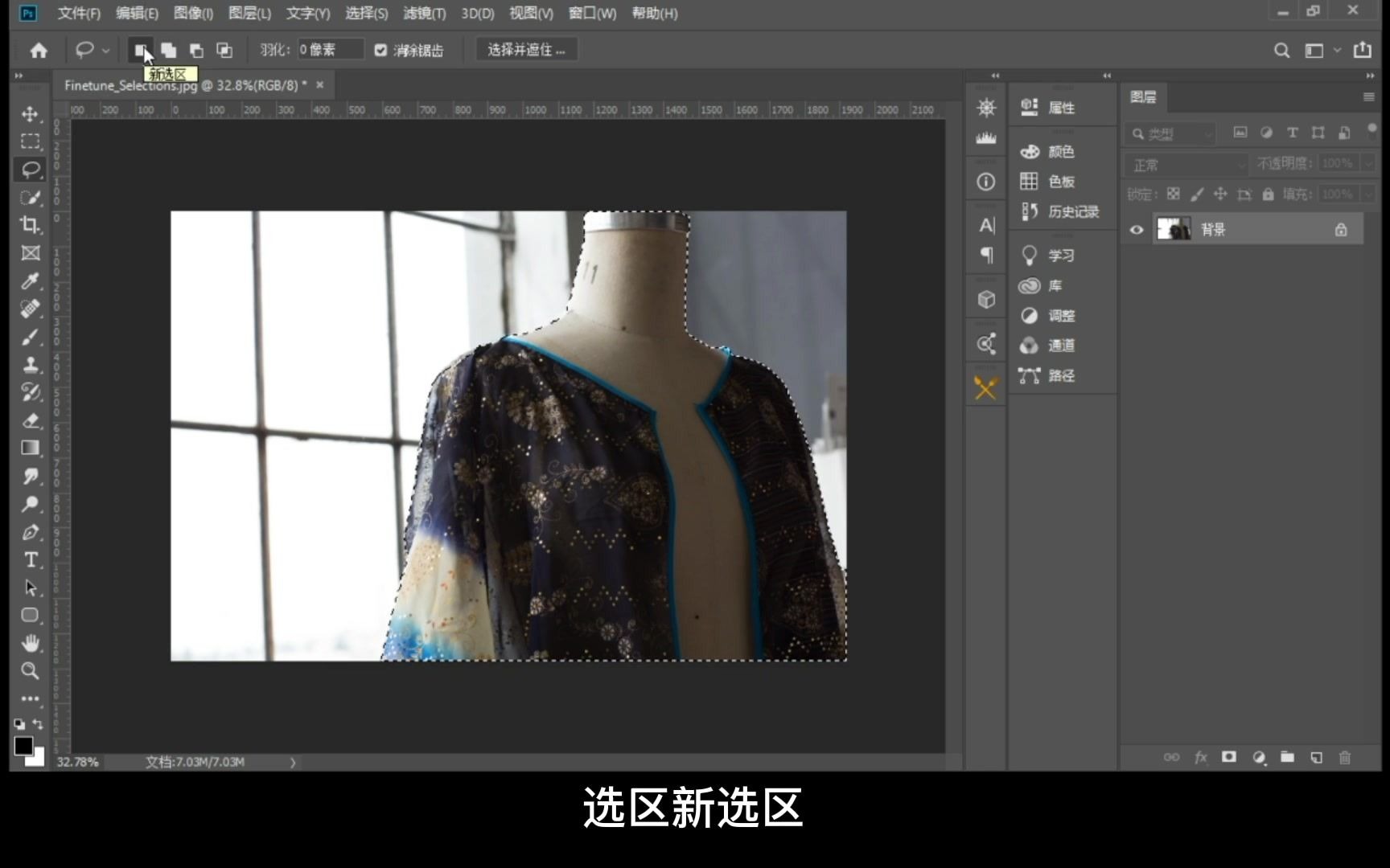 第15课PS初学者之了解快速选择工具和套索工具