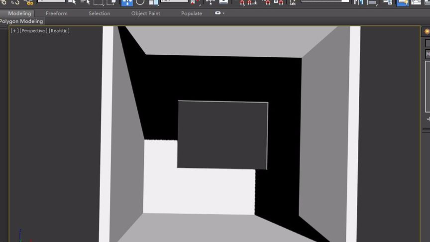 3DMAX教程,卧室双面建模窗洞的画法详解