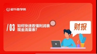 股高6-3如何快速看懂利润表现金流量表