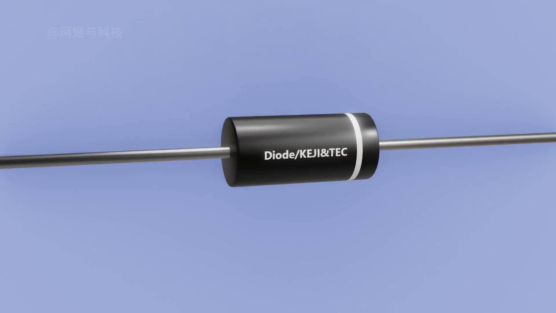 天才发明!二极管的工作原理 #二极管 #半导体 #PN结 #原理动画 #3D...