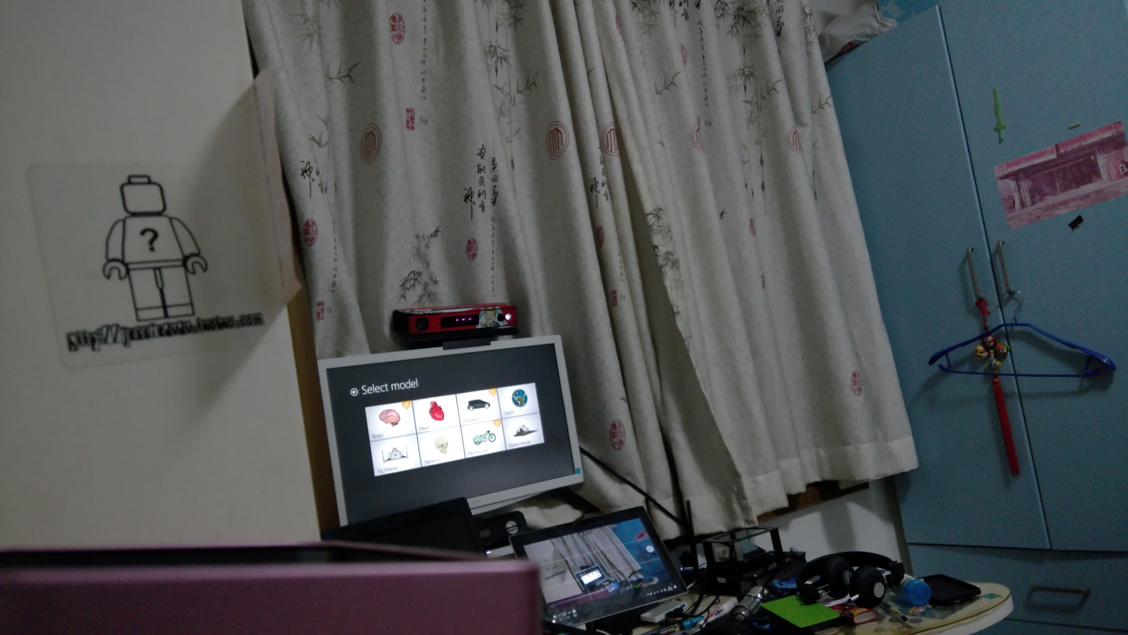 《鼎哥VLOG》我把xbox上的kinect拆了装电脑上可以干什么?fusion4D...