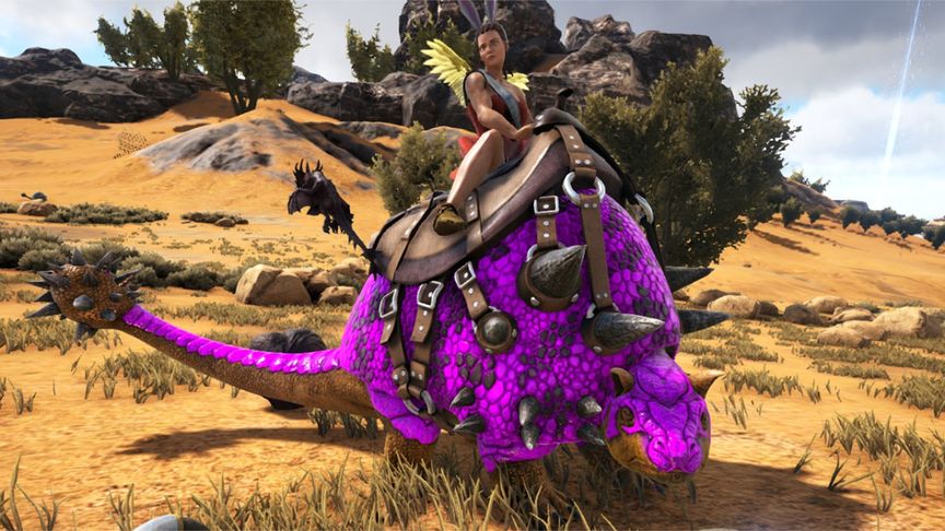 方舟生存进化:憨憨部落 29 恐龙界的采石工人