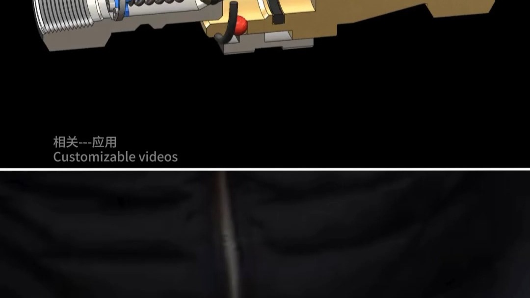 快速连接器结构设计工作原理动画演示