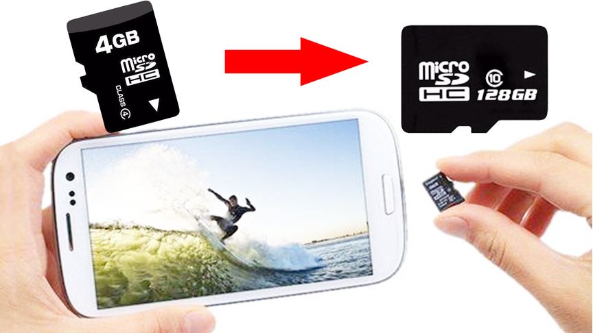 手机内存不够用，只需一招内存卡4GB秒变128GB