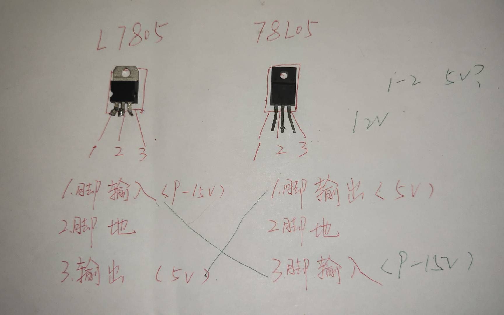 详细讲解:三端稳压器L7805和78L05的不同之处