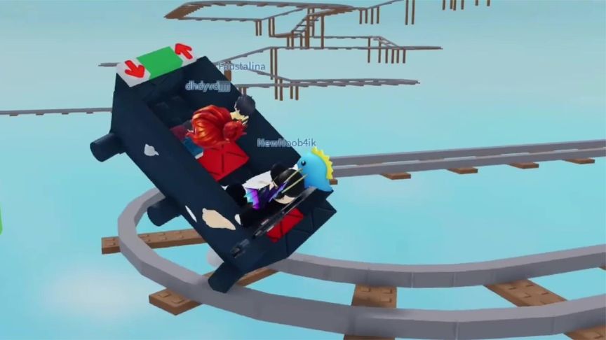 我找到过山车模拟器游戏了,要不要来一起浪?