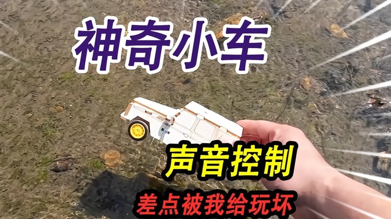 木头做的神奇玩具车,前进竟然可以声音控制,差一点被我给玩坏了