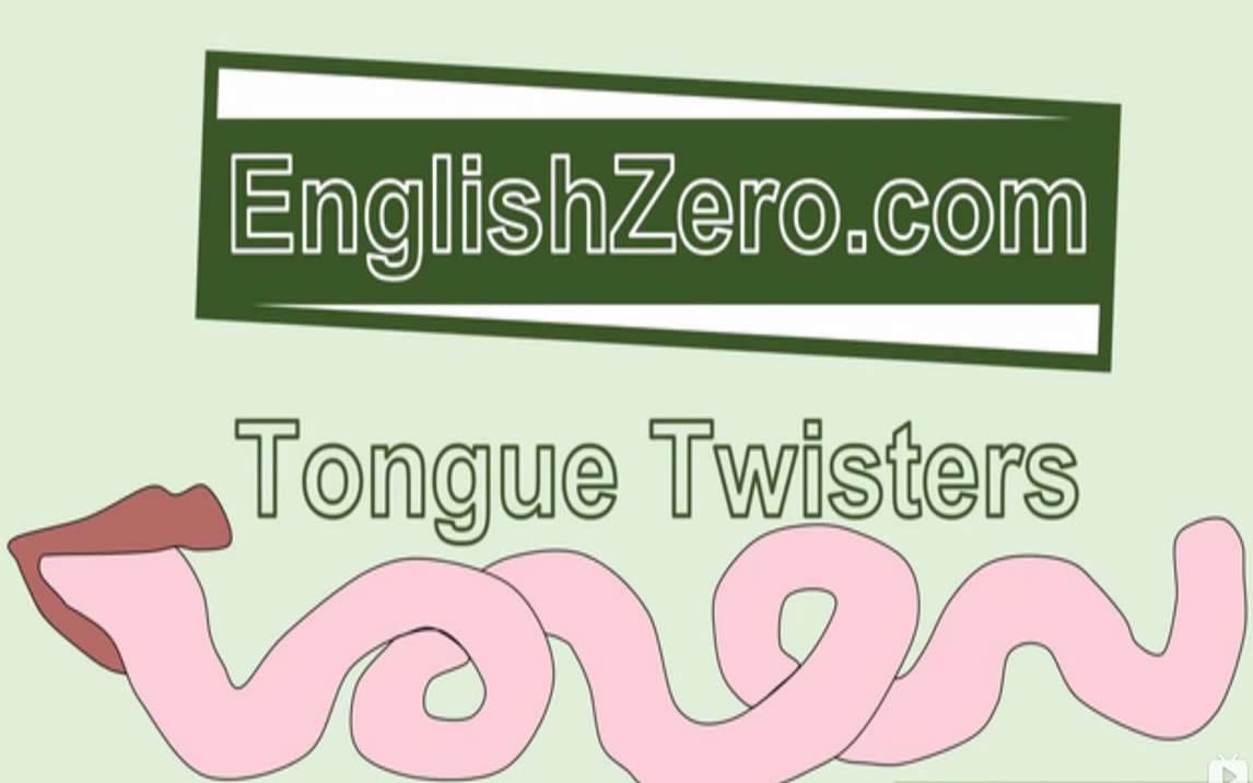 《Tongue Twister》44个英语绕口令合集 英语口语练习必备