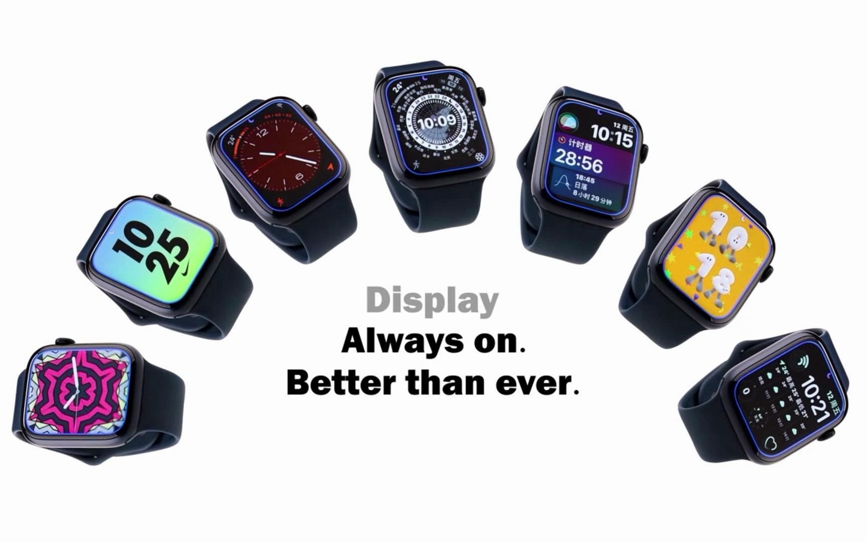 Apple Watch Series 7领略高科技智能手表的全新境界!